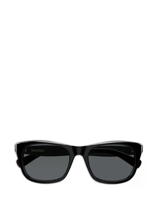 Valentino Garavani Vlogo Square-frame Sunglasses - Black