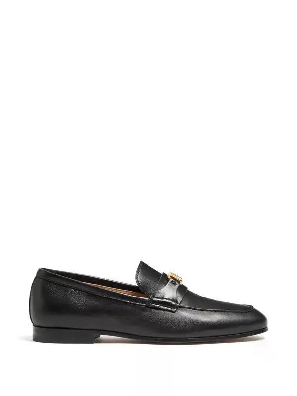 Valentino Garavani Vlogo Signature Nappa Leather Loafers - Black