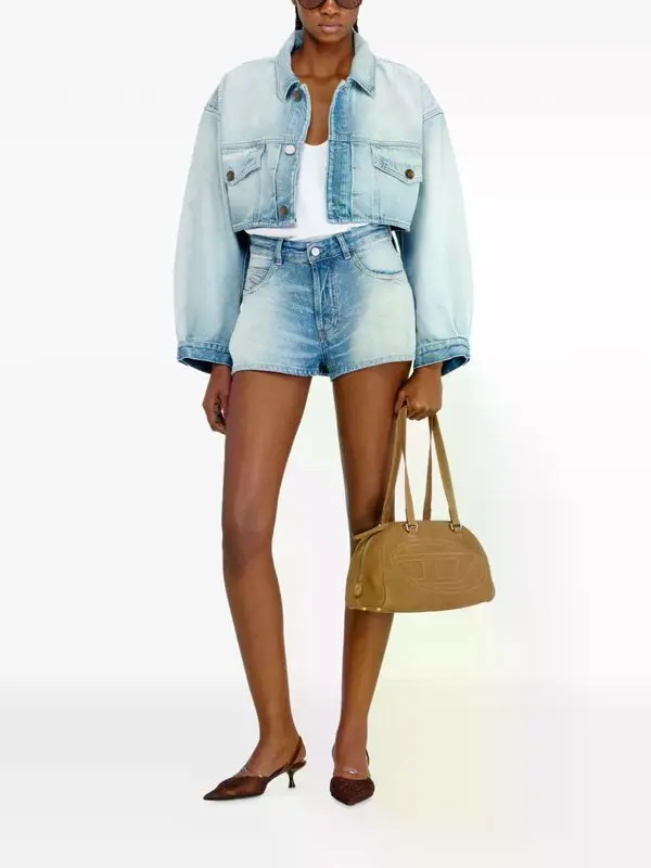 DIESEL® Faded Denim Relaxed Fit Shorts