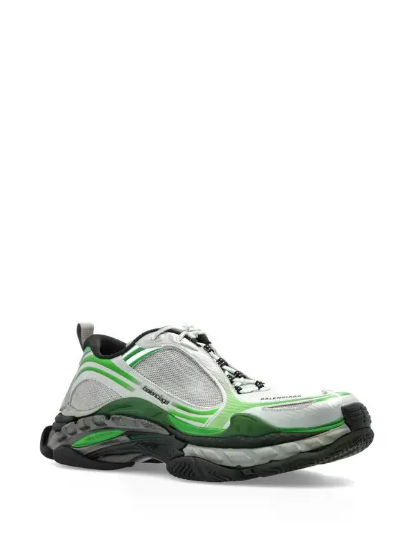 Balenciaga Triple S 2 Panelled Sneakers - Grey