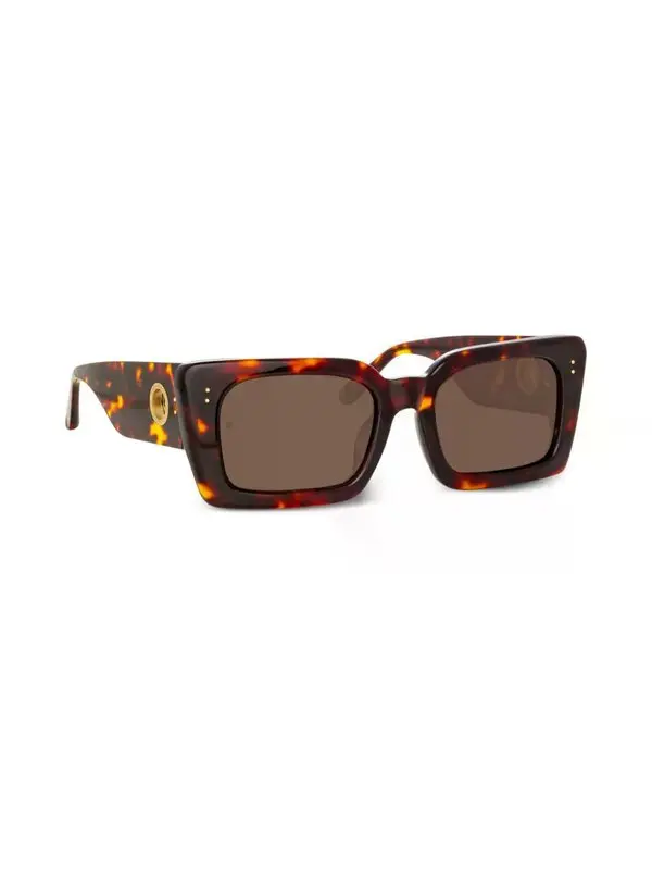 Linda Farrow Nieve Tortoiseshell-effect Sunglasses