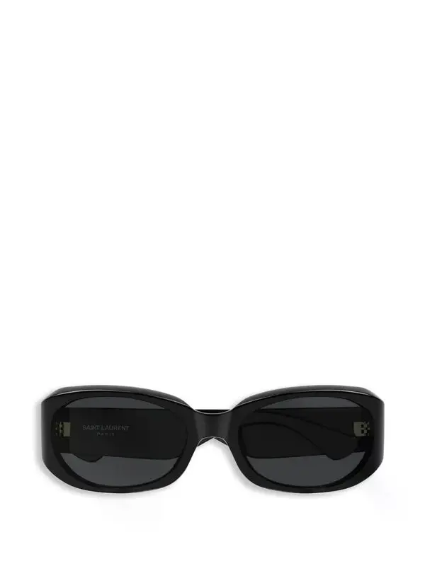 Saint Laurent Oval Frame Sunglasses - Black