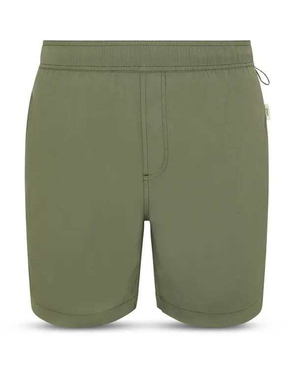 Onia Mb" Nylon Swim Trunks - Olive