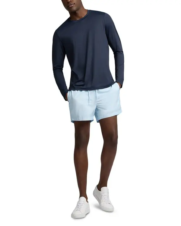 Onia Stretch Nylon Long Sleeve Rash Guard - Midnight