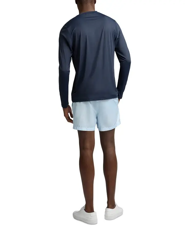 Onia Stretch Nylon Long Sleeve Rash Guard - Midnight
