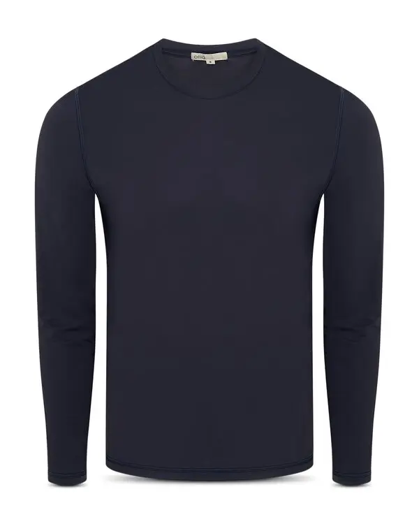 Onia Stretch Nylon Long Sleeve Rash Guard - Midnight