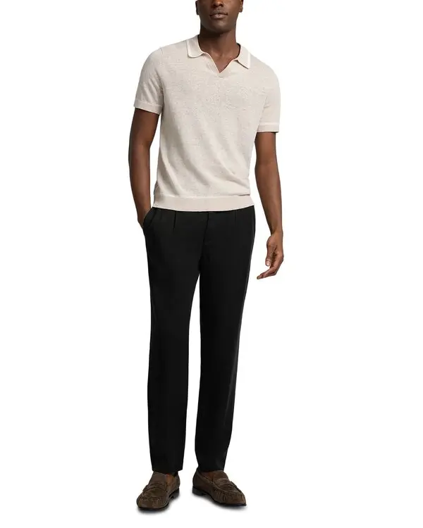 Onia Lyocell Pleated Trousers - Black