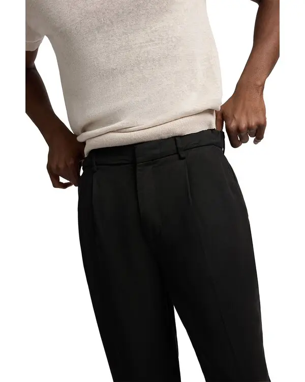 Onia Lyocell Pleated Trousers - Black
