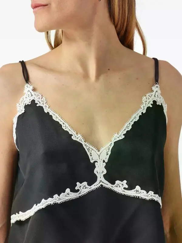Pinko Lace-trim Camisole Top