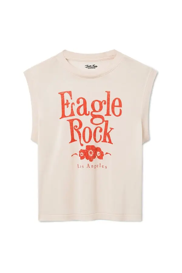 Junk Food Clothing Eagle Rock Vintage Tissue Tank - Birch