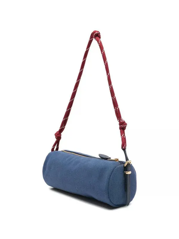 Miu Miu Gabardine Shoulder Bag - Blue