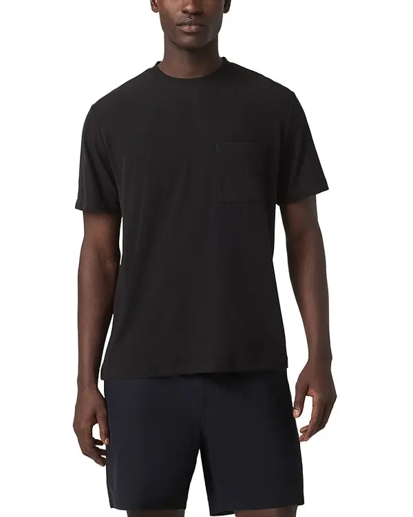 Vuori Short Sleeve Micro Waffle Tee - Black