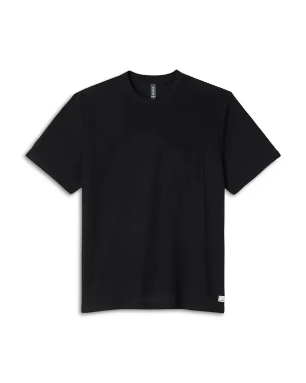 Vuori Short Sleeve Micro Waffle Tee - Black