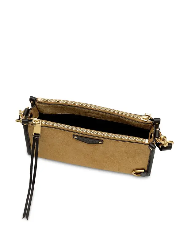 Rebecca Minkoff Mab Small Suede Wallet Crossbody