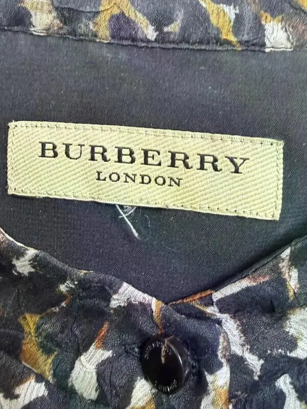 Burberry Multicolor Leopard-print Belted Dress
