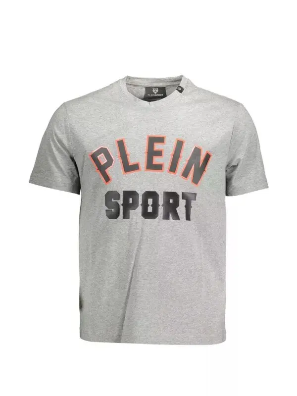 PLEIN SPORT Logo-print T-shirt - Grey