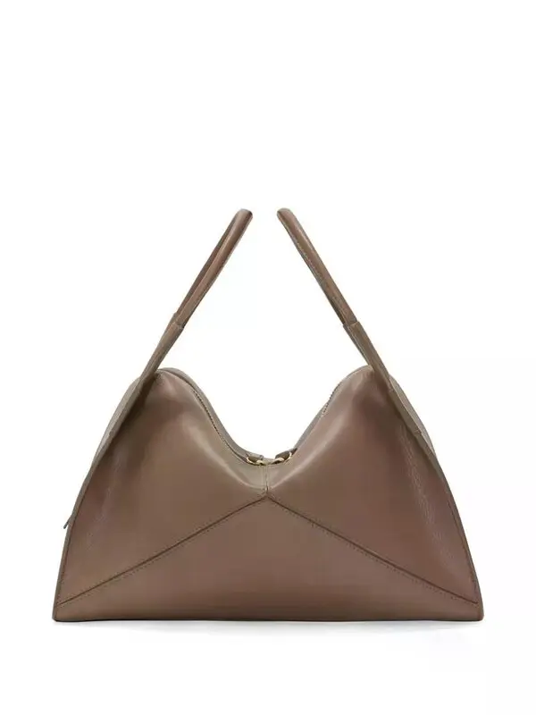Victoria Beckham Plié Leather Shoulder Bag