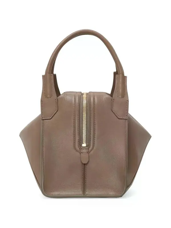 Victoria Beckham Plié Leather Shoulder Bag
