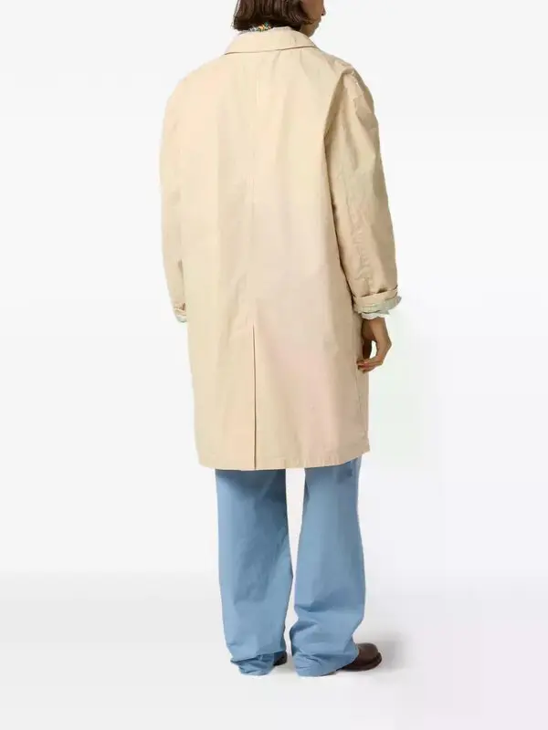 Miu Miu Gabardine Single-breasted Trench Coat