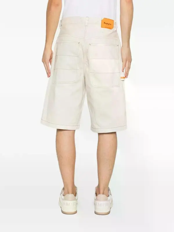 REPLAY Contrast Stitch Shorts