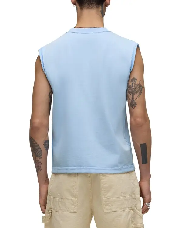 Hudson Jeans Leo Cut Off Tee - Blue Storm