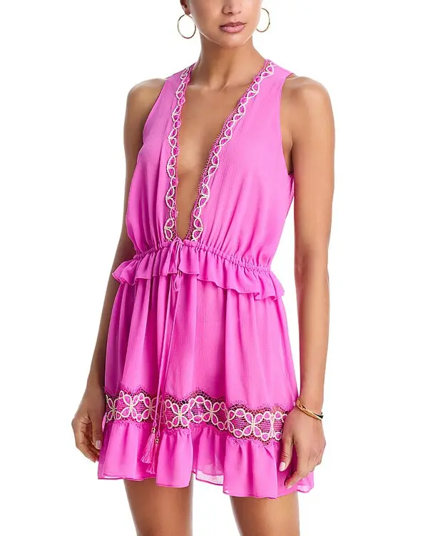 Ramy Brook Gwendolyn Dress Cover Up - Radiant Pink