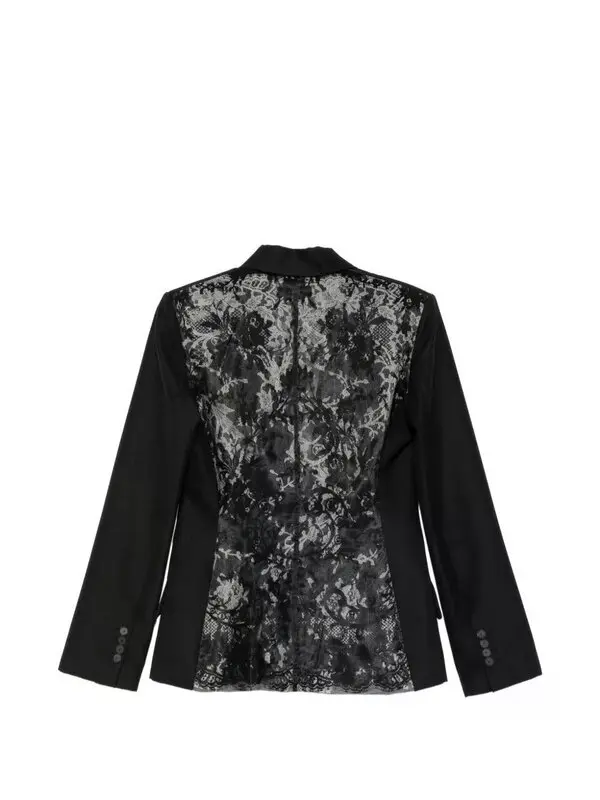 QUETSCHE Lace-panelled Blazer