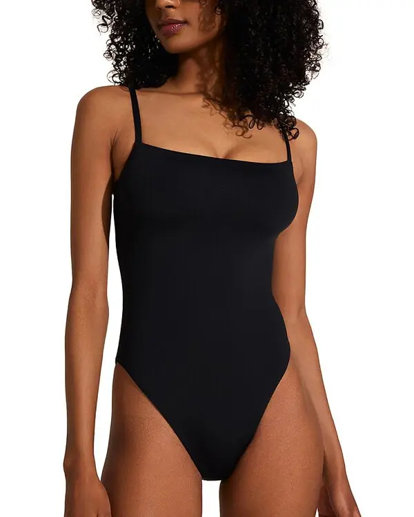 VITAMIN A Jenna One Piece Swimsuit - Black