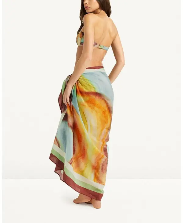 VITAMIN A Samara Sarong - Elemental Current