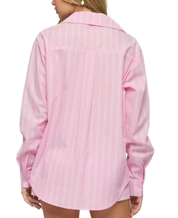 EDIKTED Carmella Striped Oversized Shirt