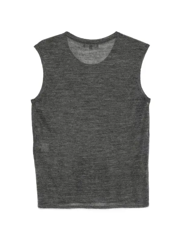 Barbara Bui Sleeveless Crew Neck Vest