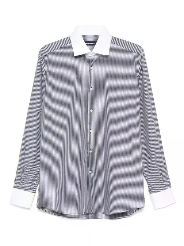 Karl Lagerfeld Cotton Shirt - Black