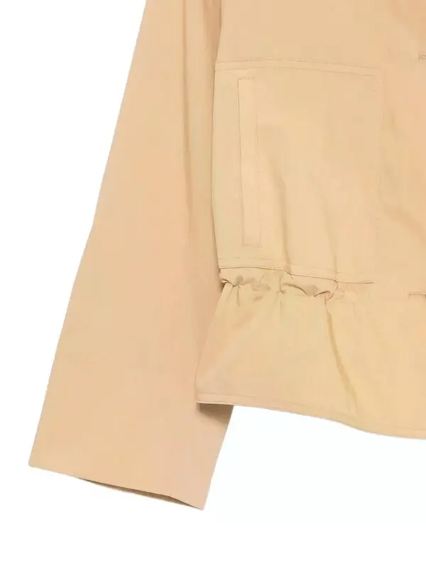 Akris Ruffled Button-front Jacket