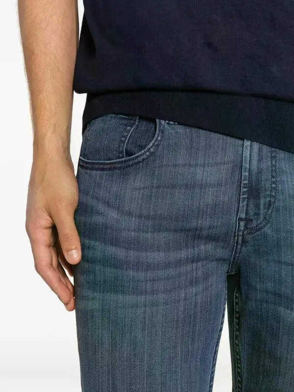 7 For All Mankind Slimmy Whiskered Slim-fit Jeans