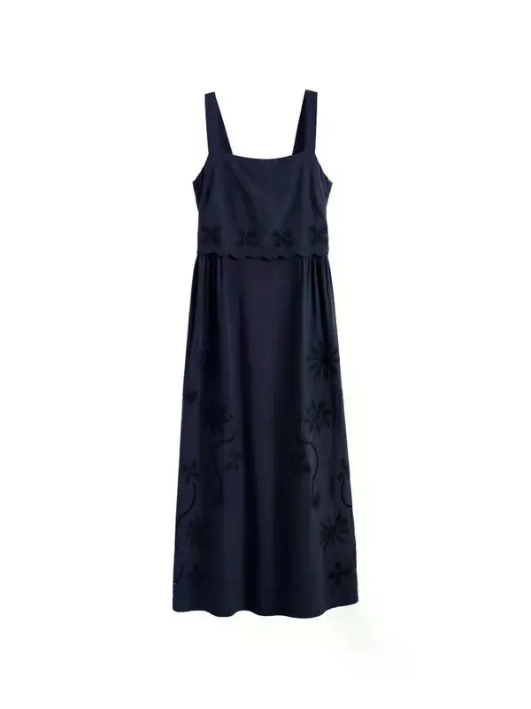 Chinti & Parker Broderie Floral Midi Dress