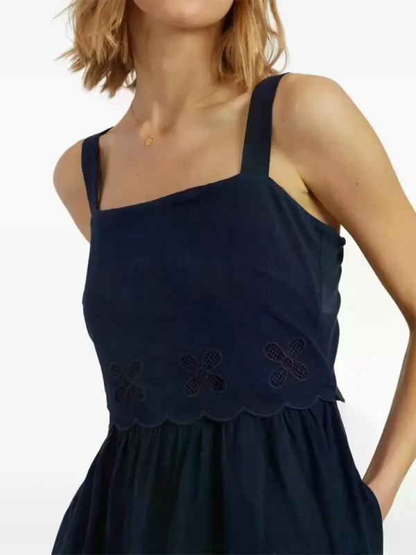 Chinti & Parker Broderie Floral Midi Dress