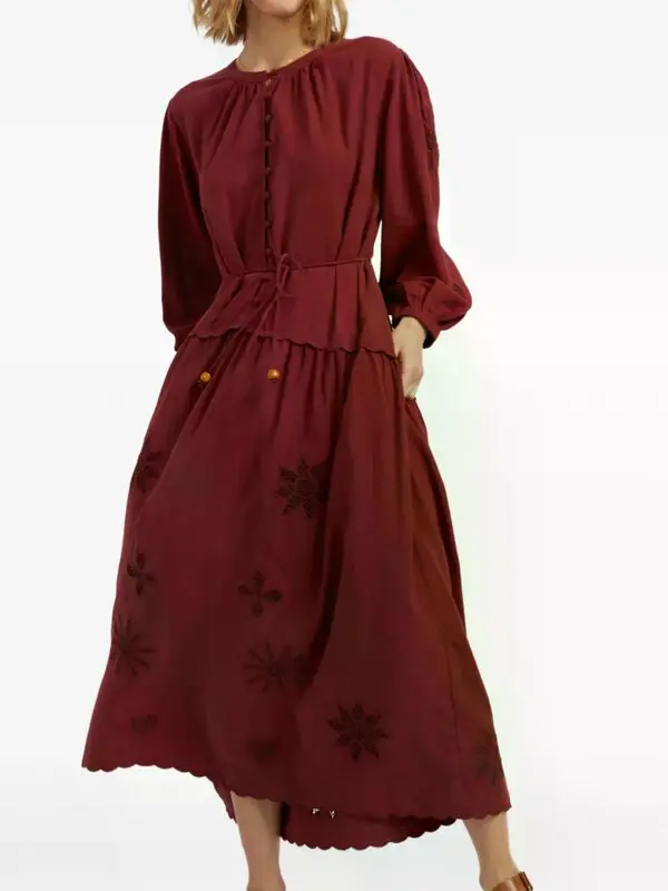 Chinti & Parker Broderie Midi Dress