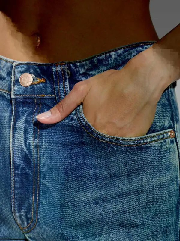 Emporio Armani J4j Logo-patch Wide-leg Jeans