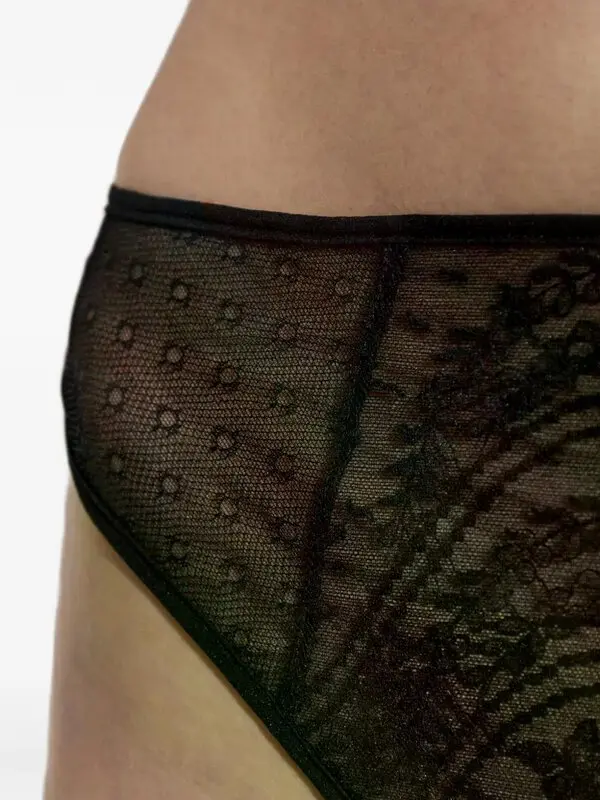 TOM FORD Lace-panelled Point D'esprit Briefs