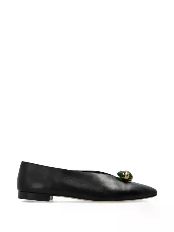 JIMMY CHOO Margot Embellished Ballet Flats