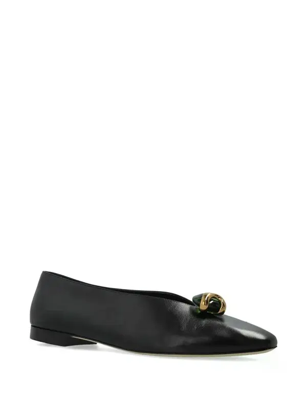 JIMMY CHOO Margot Embellished Ballet Flats