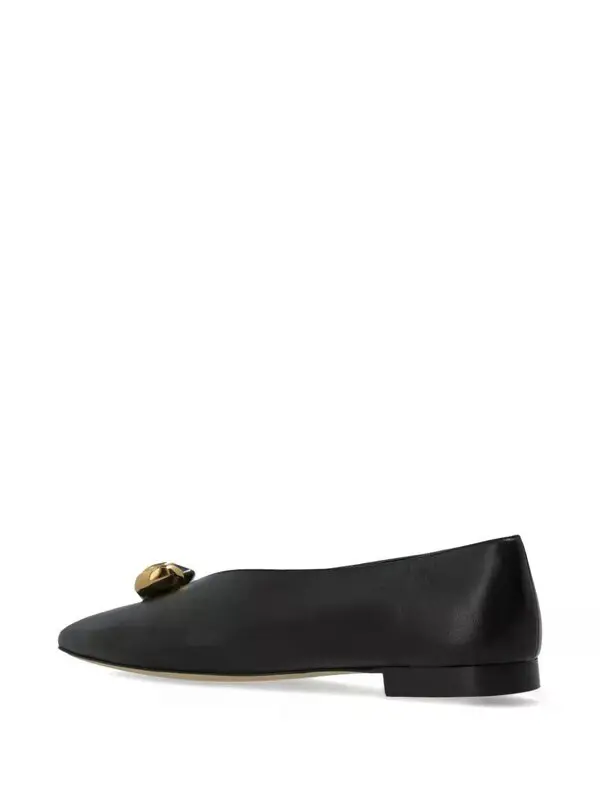 JIMMY CHOO Margot Embellished Ballet Flats