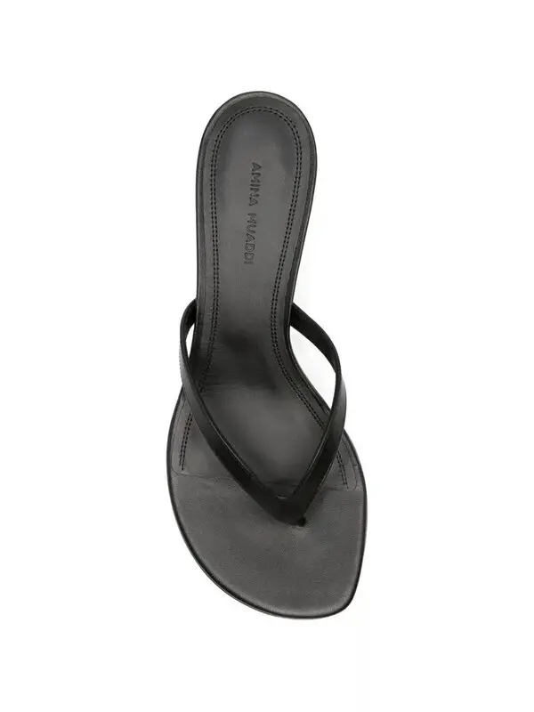 Amina Muaddi Juliette Thong Sandals