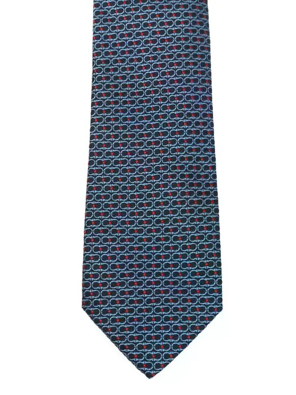 FERRAGAMO Gancini Jacquard Tie