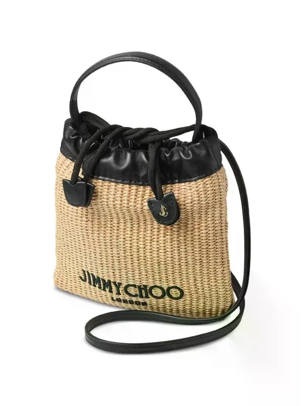 JIMMY CHOO Drawstring Pouch Top Handle Bag