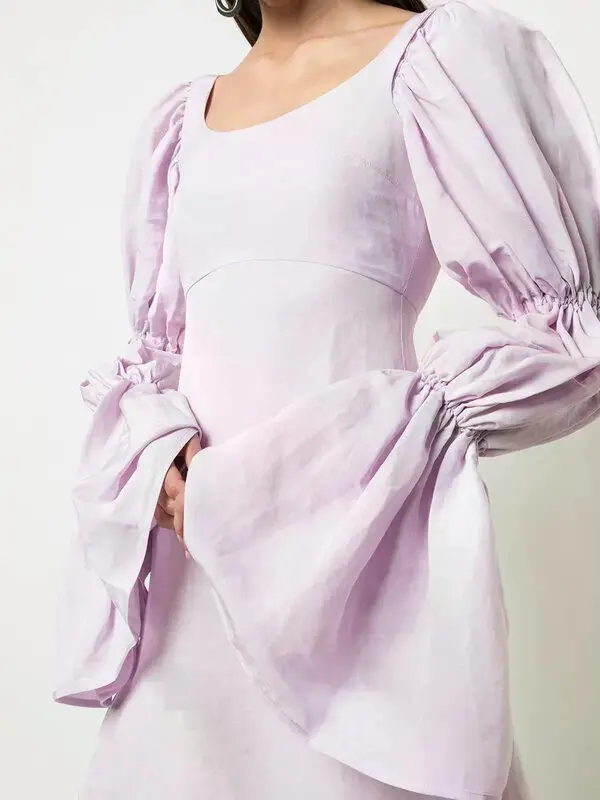 ELLERY Tiered Sleeve Mini Dress