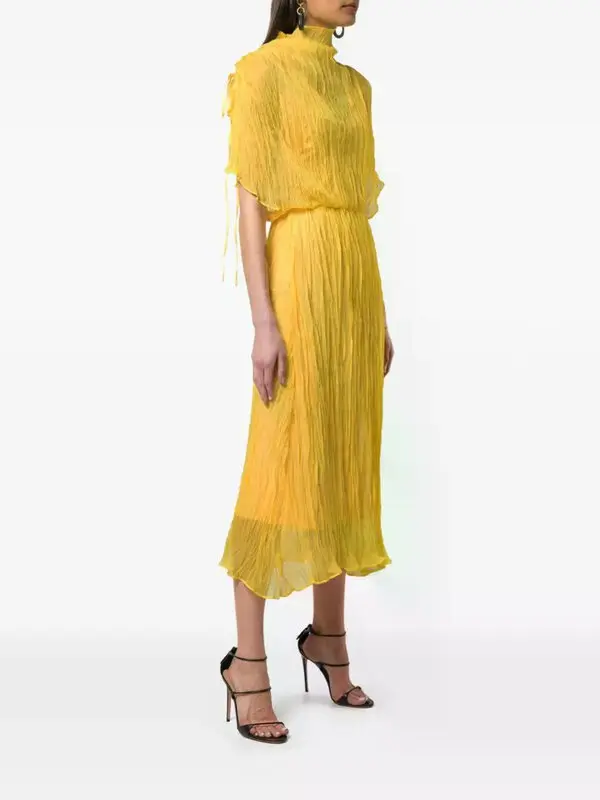 ELLERY Crinkled Midi Dress