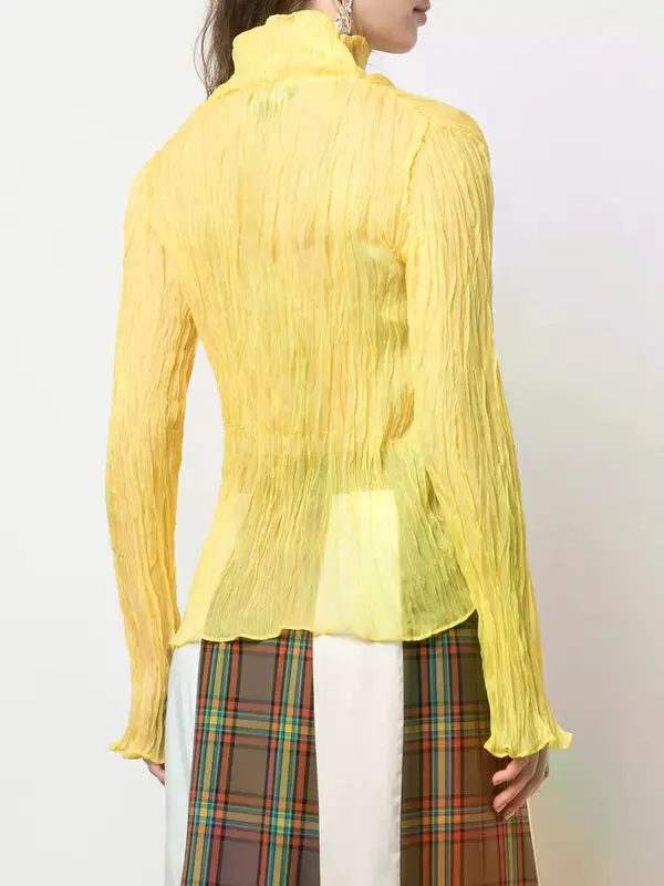 ELLERY Ruched Design Blouse