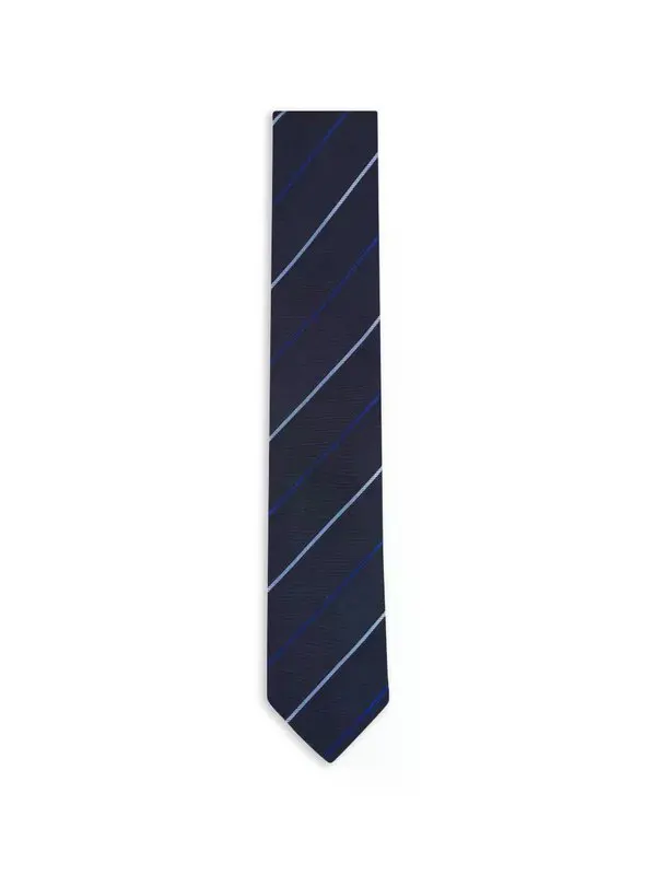 Canali Striped Silk Tie