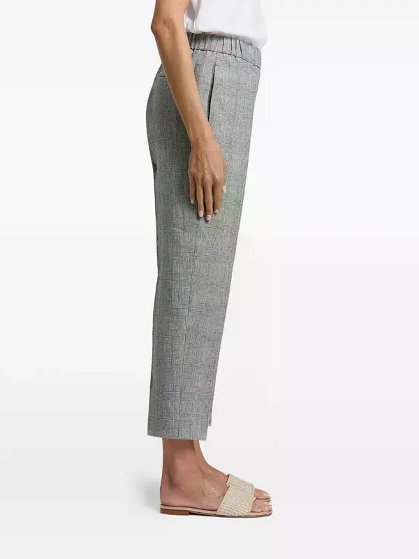 Peserico Check Pattern Trousers